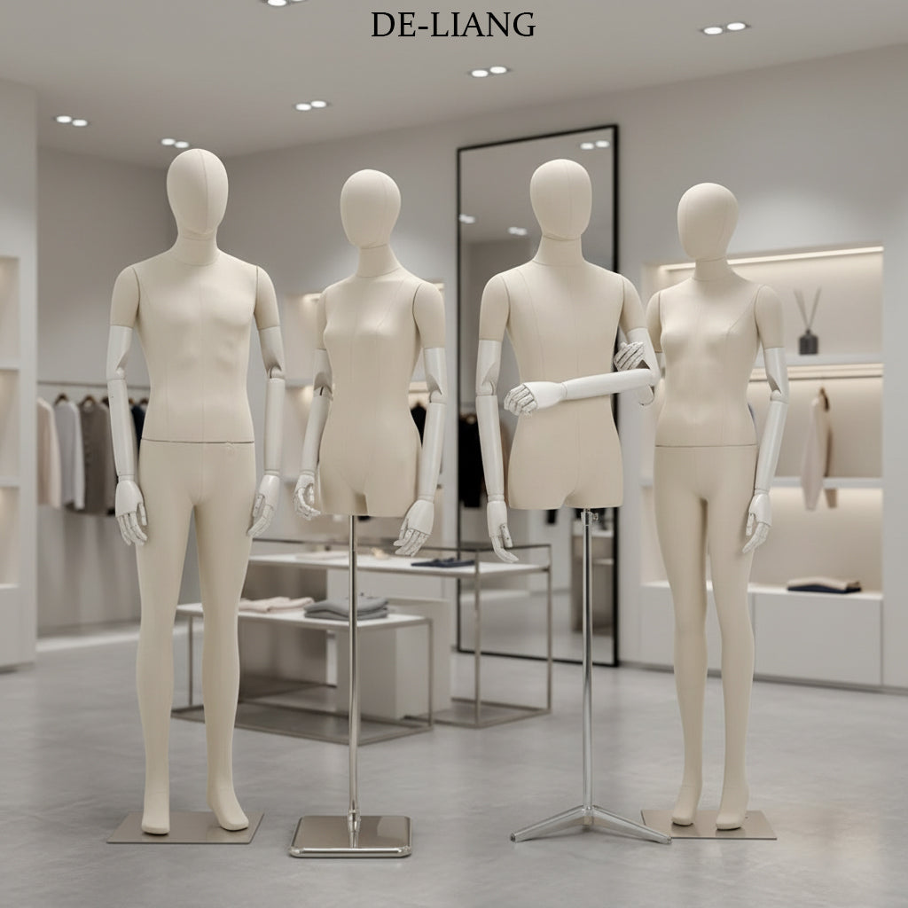 When Art Meets Fashion: The DE-LIANG Beige Linen Mannequin Story – DE ...