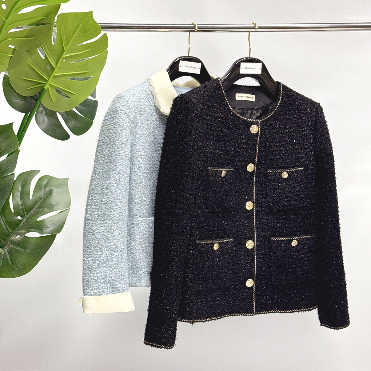 Black Wooden Hanger, Coat Men Woman Strong Glossy Black Cloth Clip Pan ...