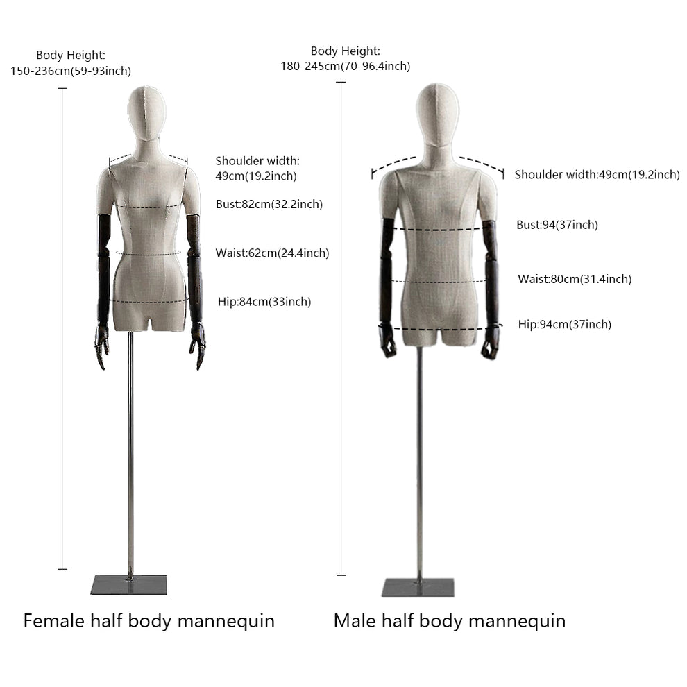 High-End Fashion Mannequin - Full Body Display – DE-LIANG Dress Forms