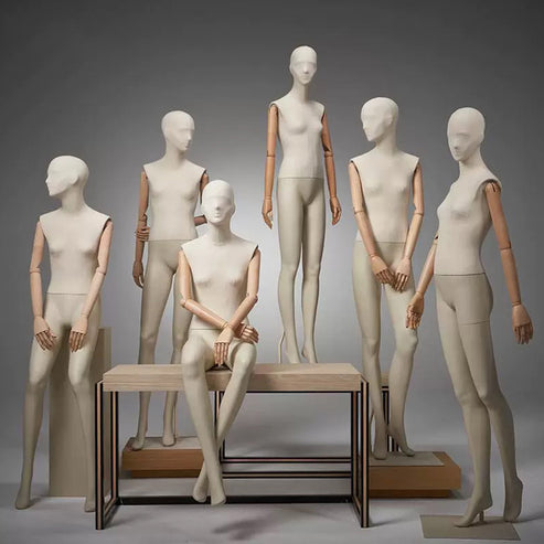 DE-LIANG Realistic Female Full Body Mannequin Dress Form,Upper Body Wr ...