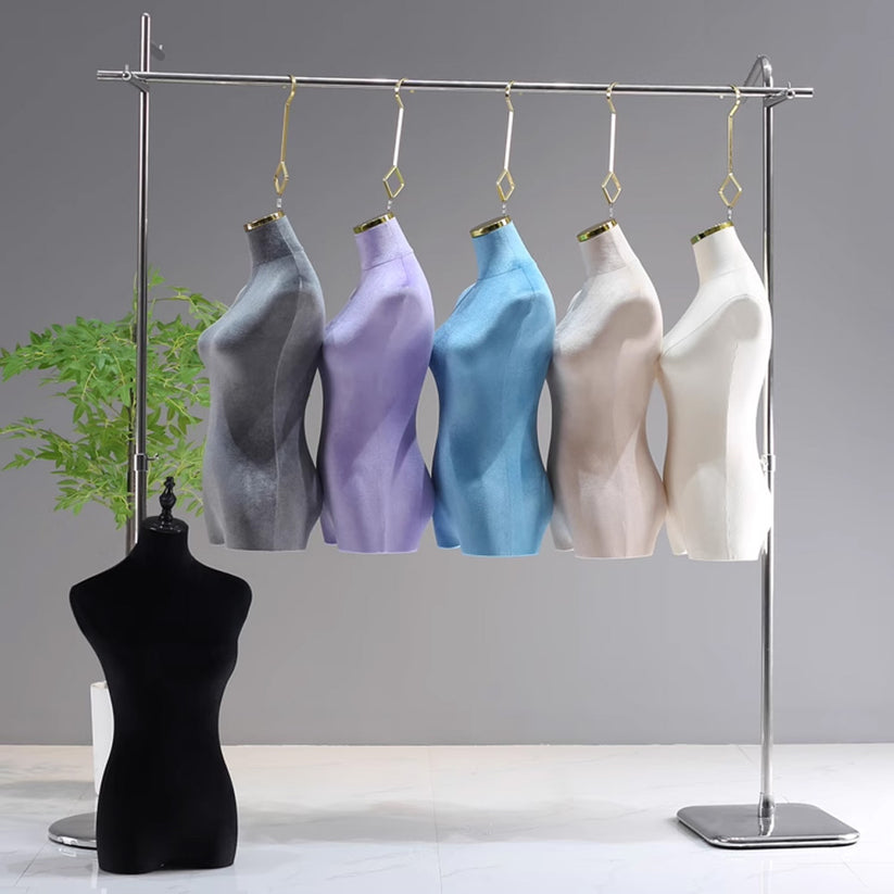 DE-LIANG Colorful Velvet Adult Female Hanging Mannequin,Bridal Dress F ...