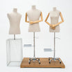 DE-LIANG Female Headless Mannequins Torso With Removeable Wooden Arms ...