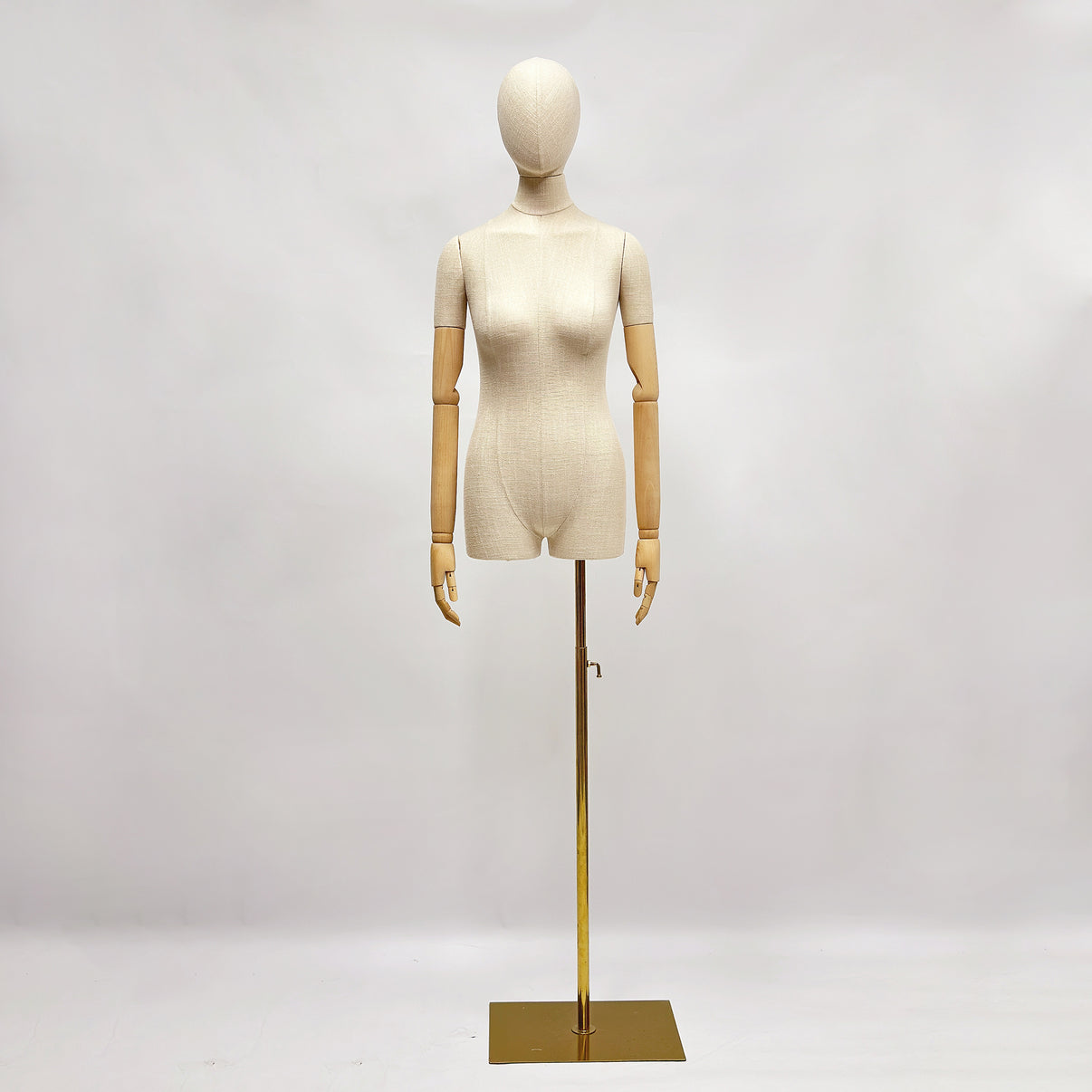 Female Fully Pinnable Plus Size Linen Mannequin, Plus size Bust Form F ...