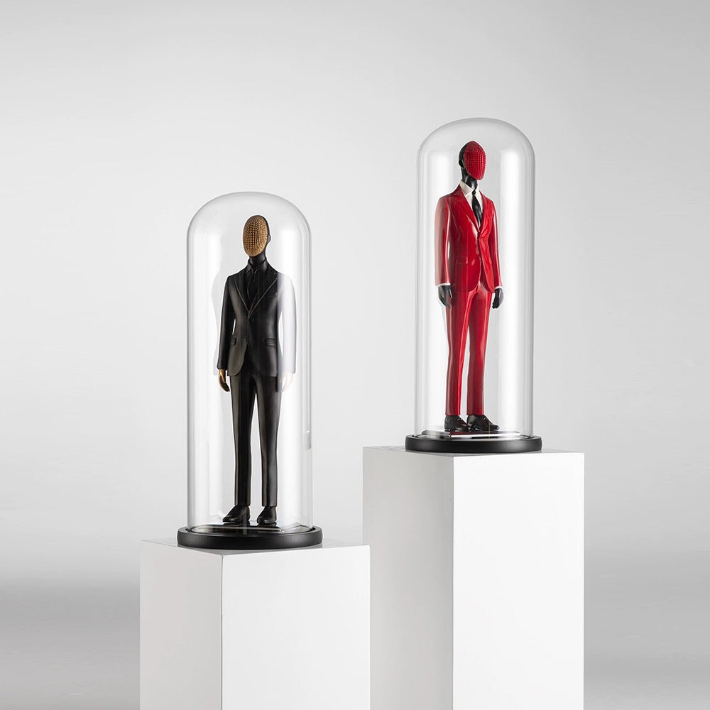 DE-LIANG Mini Male Mannequin Full Body,Colorful Men Dress Form Office ...