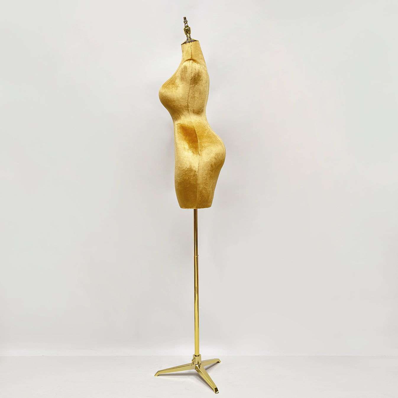 Satin Female Half Body Mannequin - Adjustable Slim Waist – DE-LIANG ...