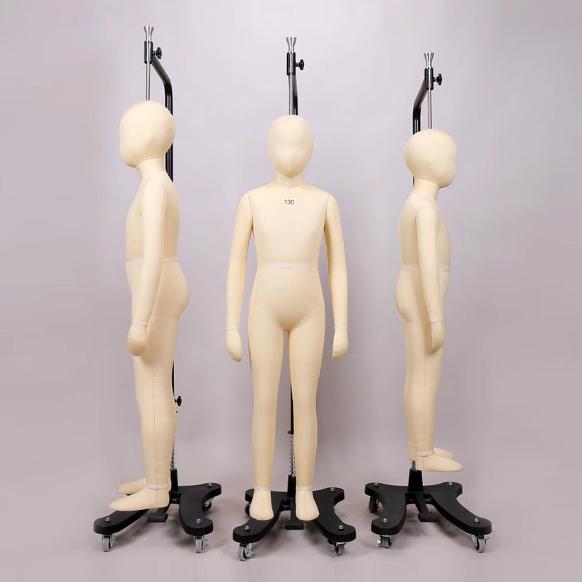DE-LIANG Professional Child Full Body Dress Form – Adjustable Kids Man ...