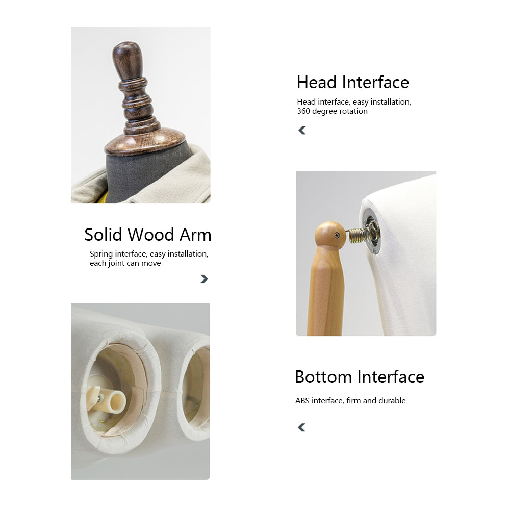 Male Half Body Mannequin,Adult Torso Form with Stand,Men Display Torso ...